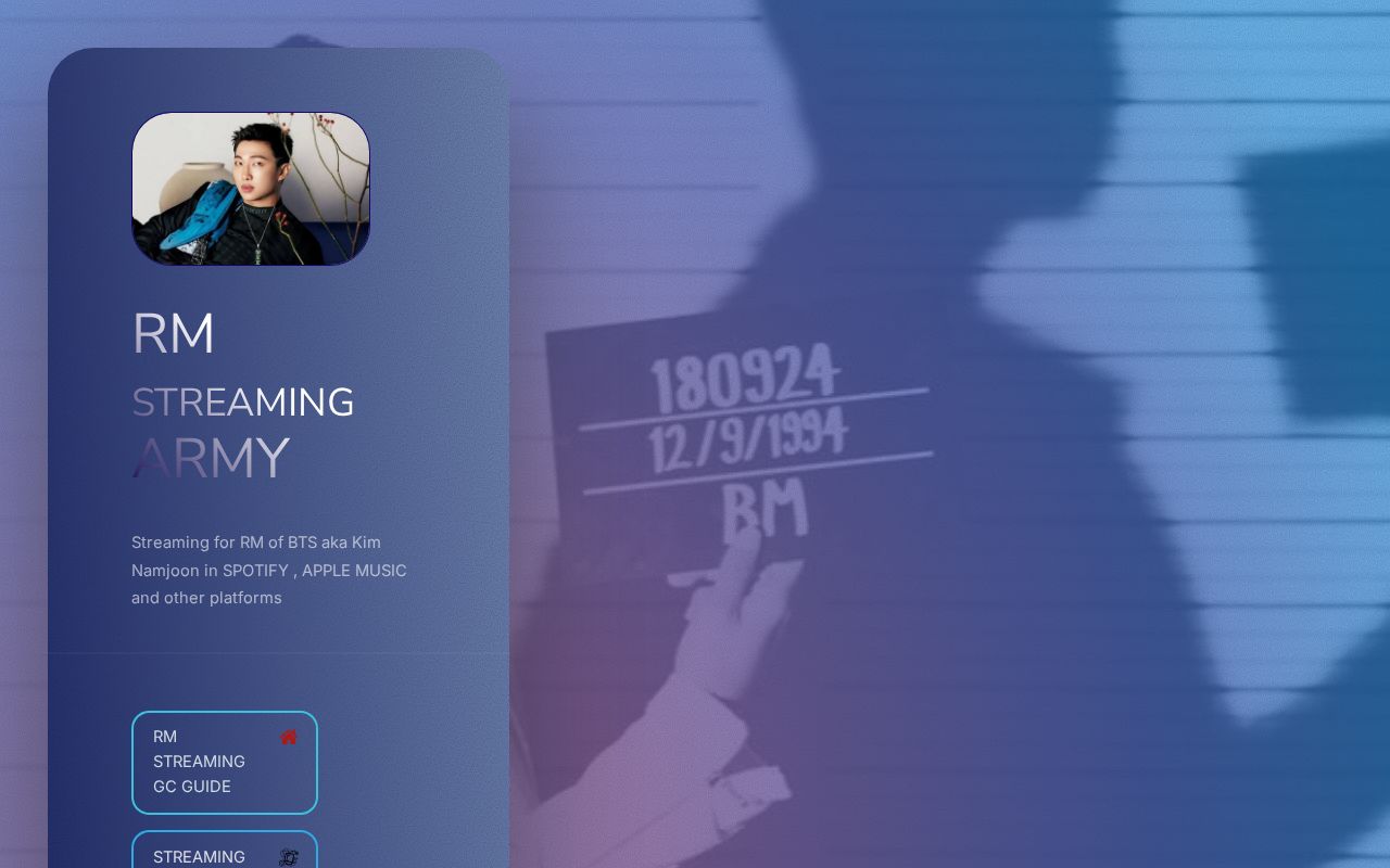 RM Streaming ARMY
